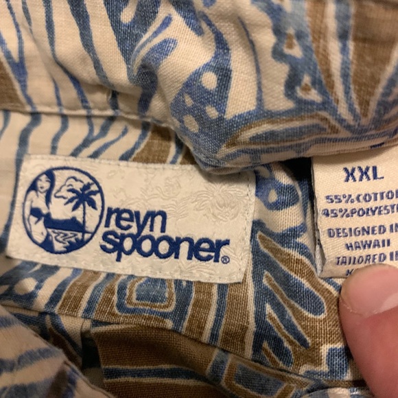 reyn spooner | Shirts | Vintage Reyn Spooner Tuna Pattern Hawaiian ...